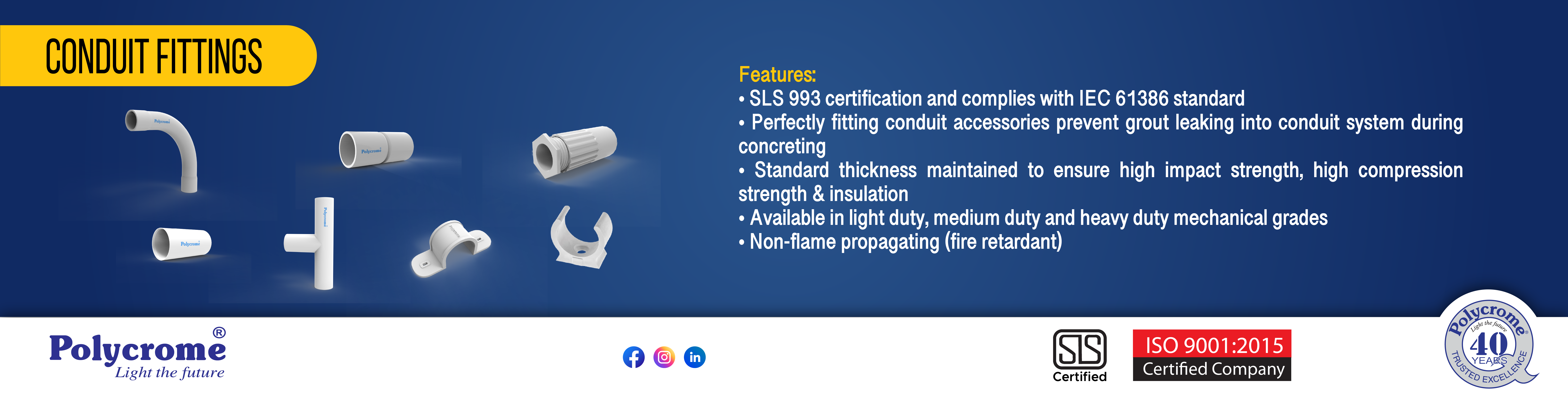 Conduit Fittings – Polycrome